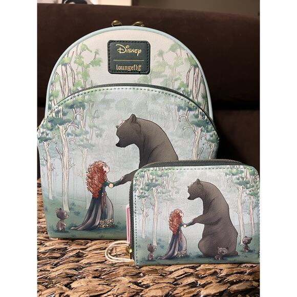 Loungefly | Bags | Loungefly Disney Pixar Brave Merida Bears Mini ...